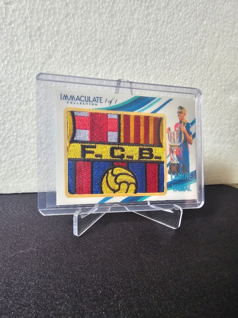 Immaculate Lamine Yamal Jumbo Patch Autograph Card (CUSTOM CARD ...