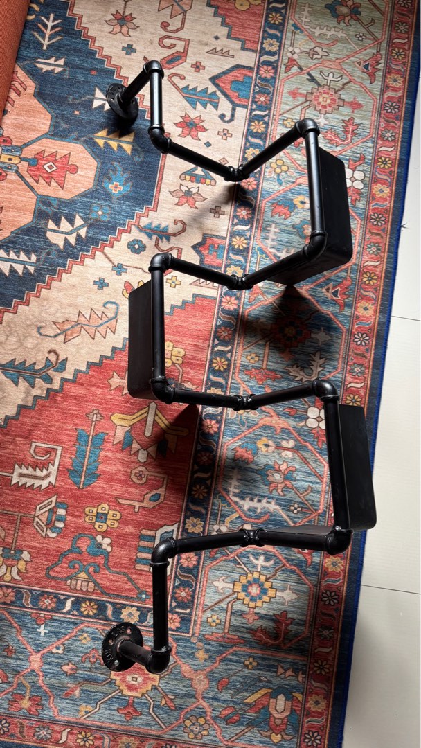 Industrial Pipe Wall BookShelf, Furniture & Home Living, Furniture ...