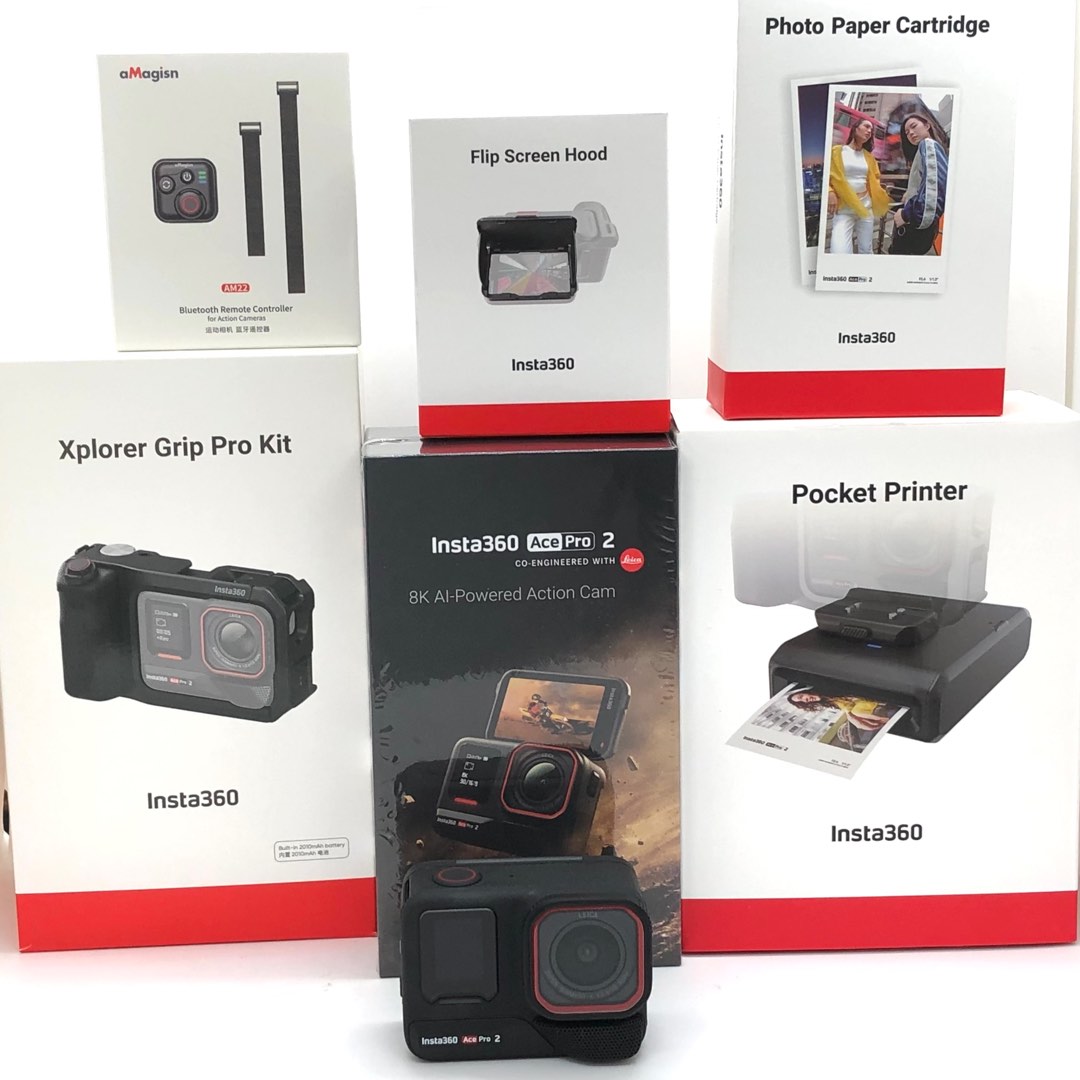 Insta360 ACE Pro 2 +打印機+手柄 Flash Print Bunble 超新淨 包裝全齊手快有 歡迎Trade in ...