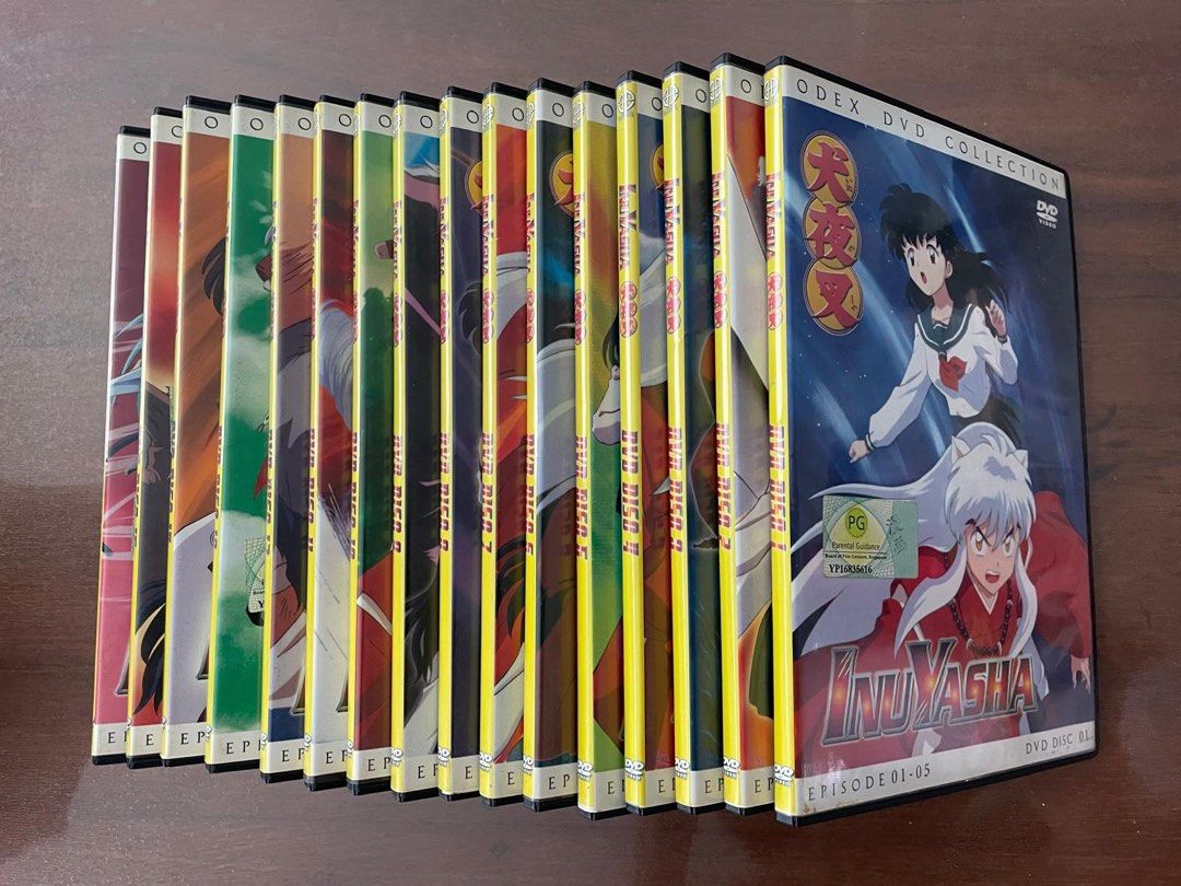 RARE Inuyasha ODEX DVD Collection, Hobbies & Toys, Music & Media, CDs ...