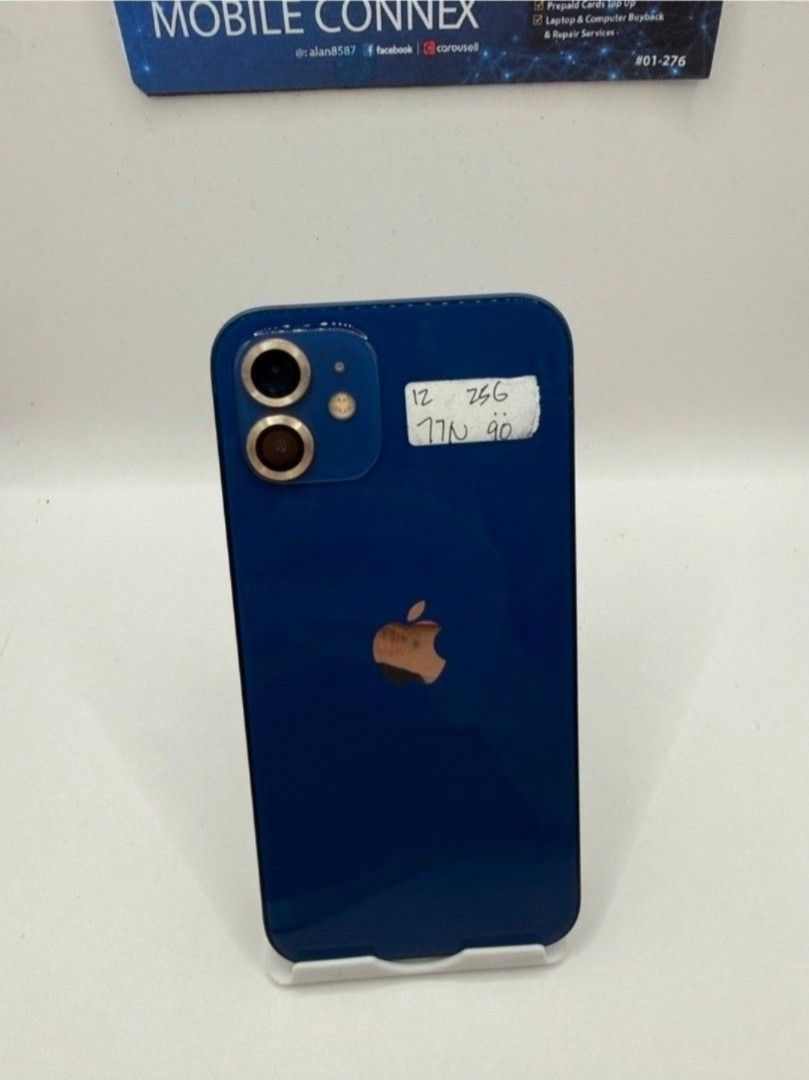 iPhone 12 Blue 256GB, Mobile Phones & Gadgets, Mobile Phones, iPhone ...
