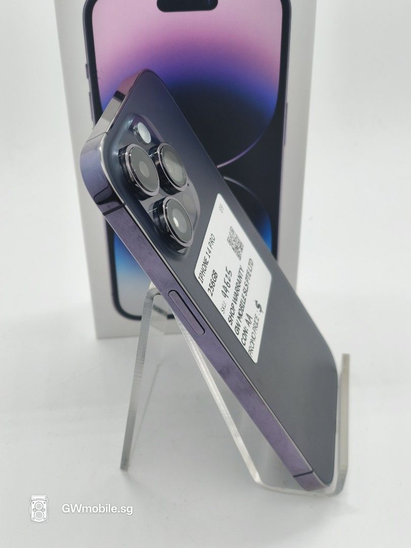iPhone 14 Pro Deep Purple 256GB, Mobile Phones & Gadgets, Mobile Phones ...