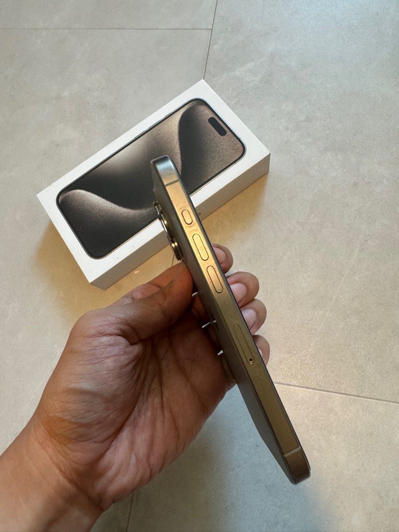 iPhone 15 Pro 256GB Natural Titanium, Mobile Phones & Gadgets, Mobile ...