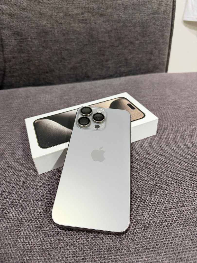 iPhone 15 Pro Max Natural Titanium 512GB, Mobile Phones & Gadgets ...