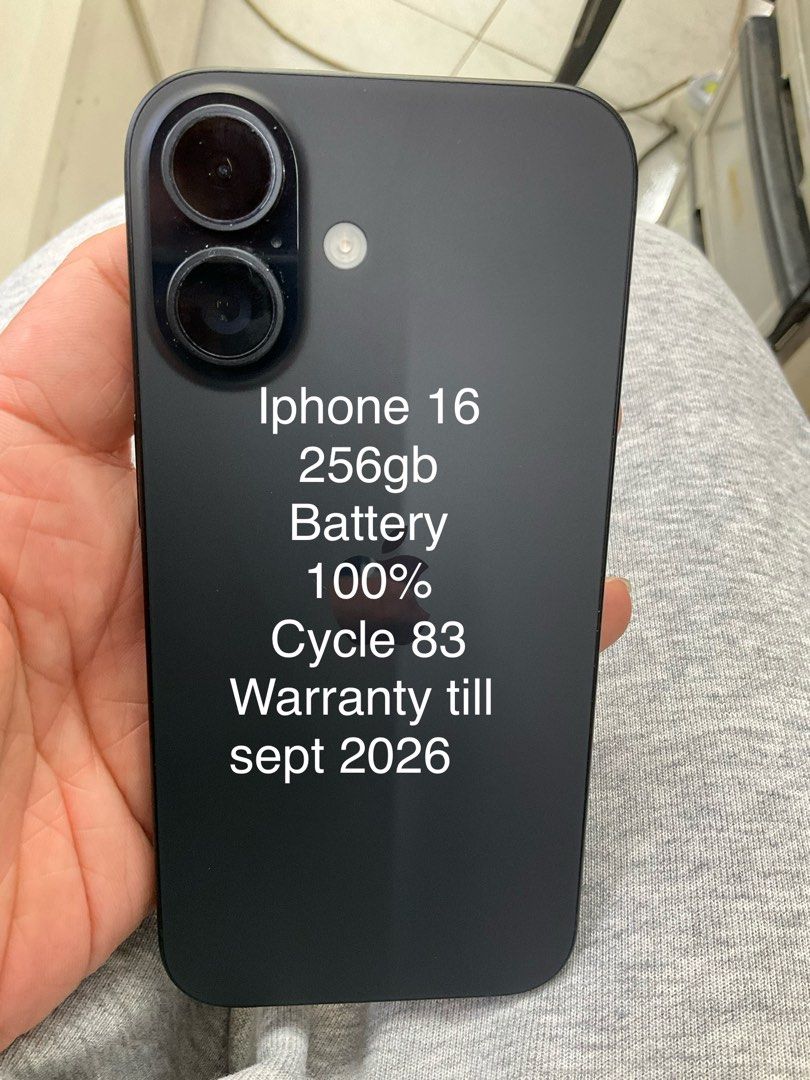 iPhone 16 256GB Black, Mobile Phones & Gadgets, Mobile Phones, iPhone ...