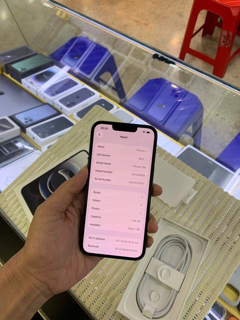 Iphone 16e 128GB Digimap Garansi On-April 2026 Mullus Perfect, Telepon ...