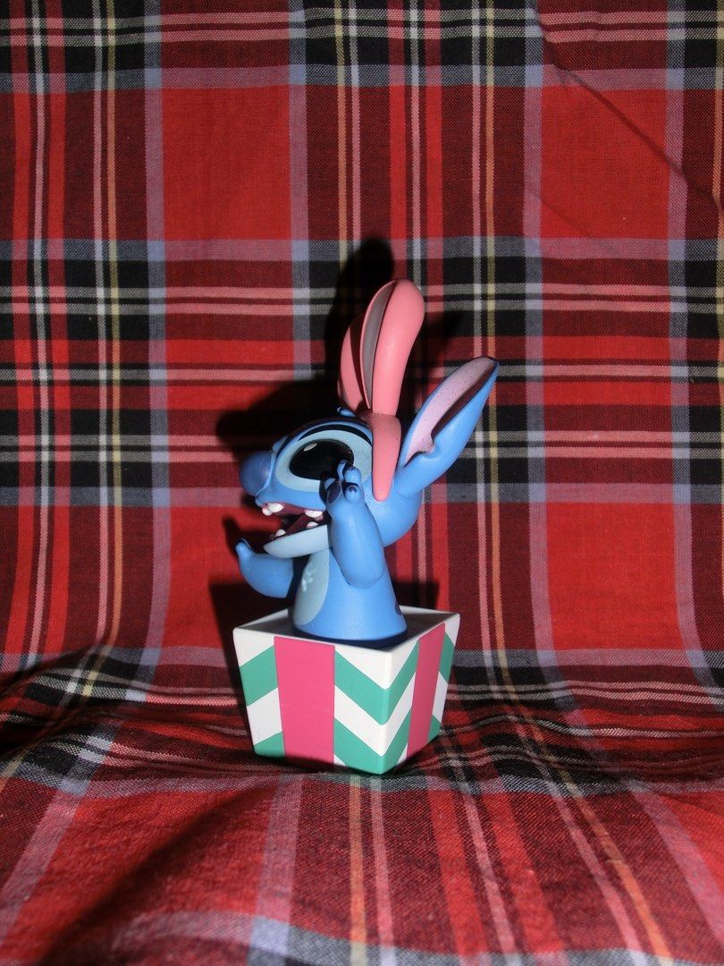 Jack-in-a-present Stitch collectible figurine, Hobbies & Toys, Toys ...