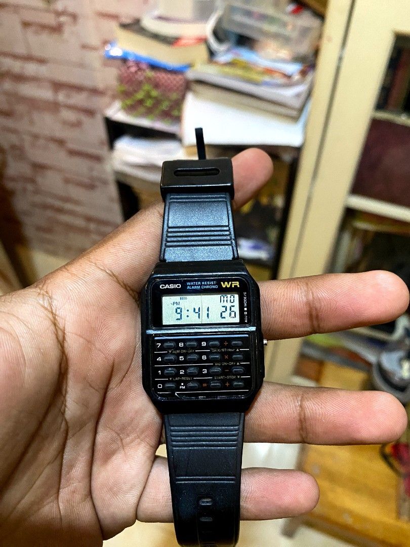Jam tangan casio calculator CA-53w, film watch, vintage casiotron ...