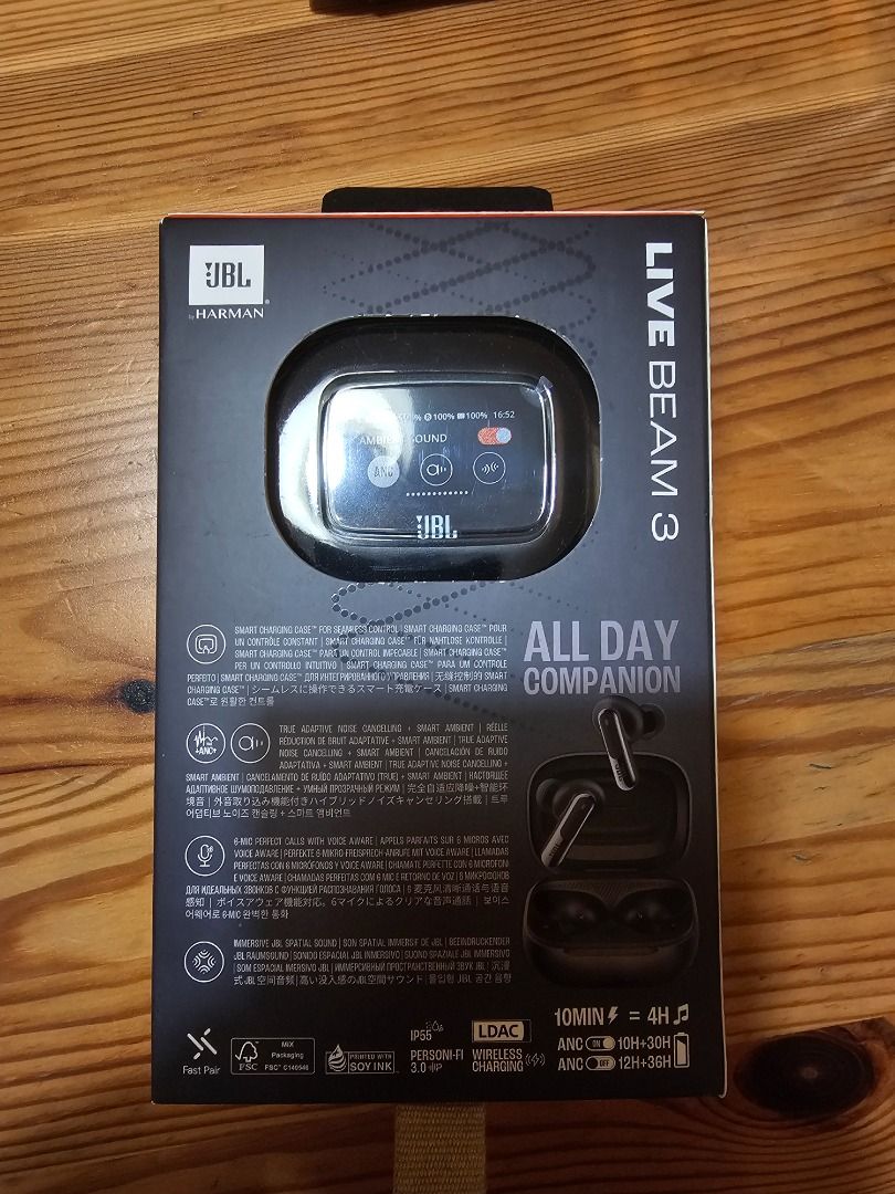 JBL LIVE BEAM 3 True Wireless Bluetooth Earbuds/Earphone , Audio ...