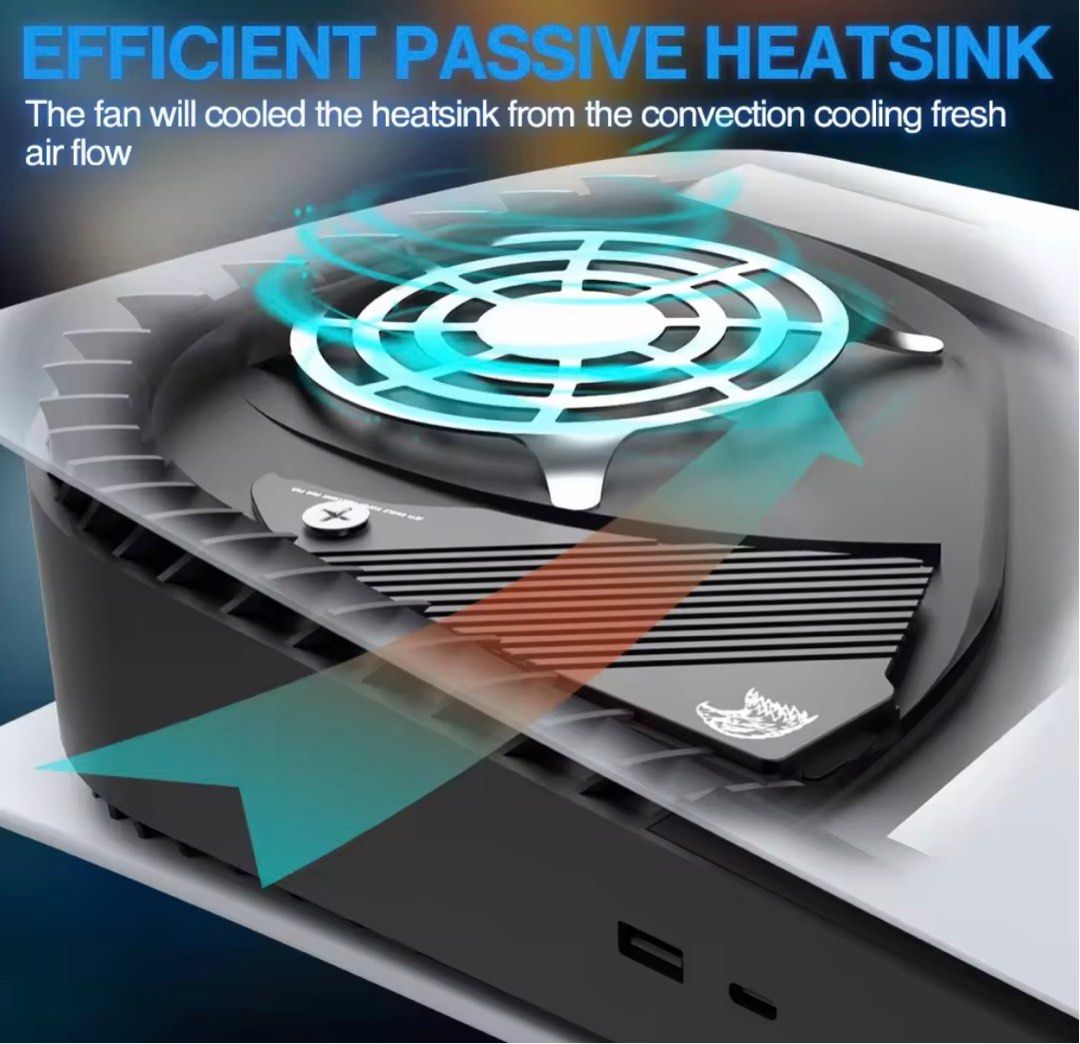 JEYI PS5 SSD Heatsink, Solid Drive M.2 NVMe Heat Sink for Playstation 5 ...