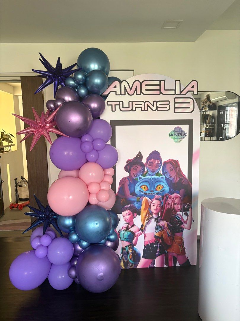 K-Pop Demon Hunters Themed Party, Hobbies & Toys, Occasions & Party ...