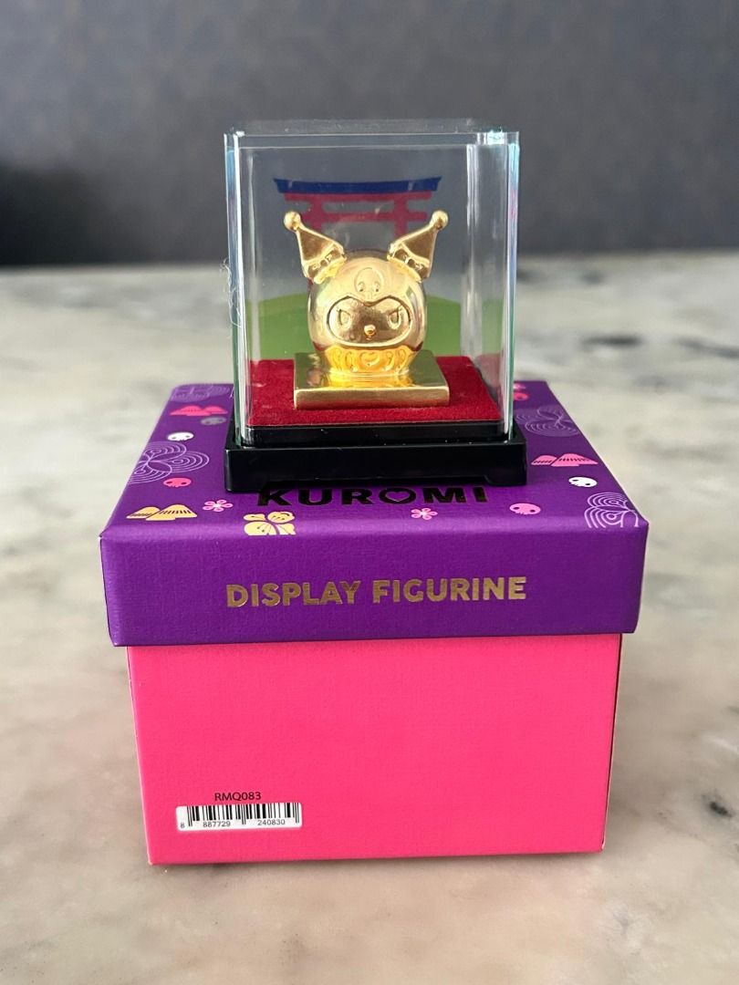 Sanrio Kuromi Daruma 24K Gold Foil Mini Figure Display The Singapore ...