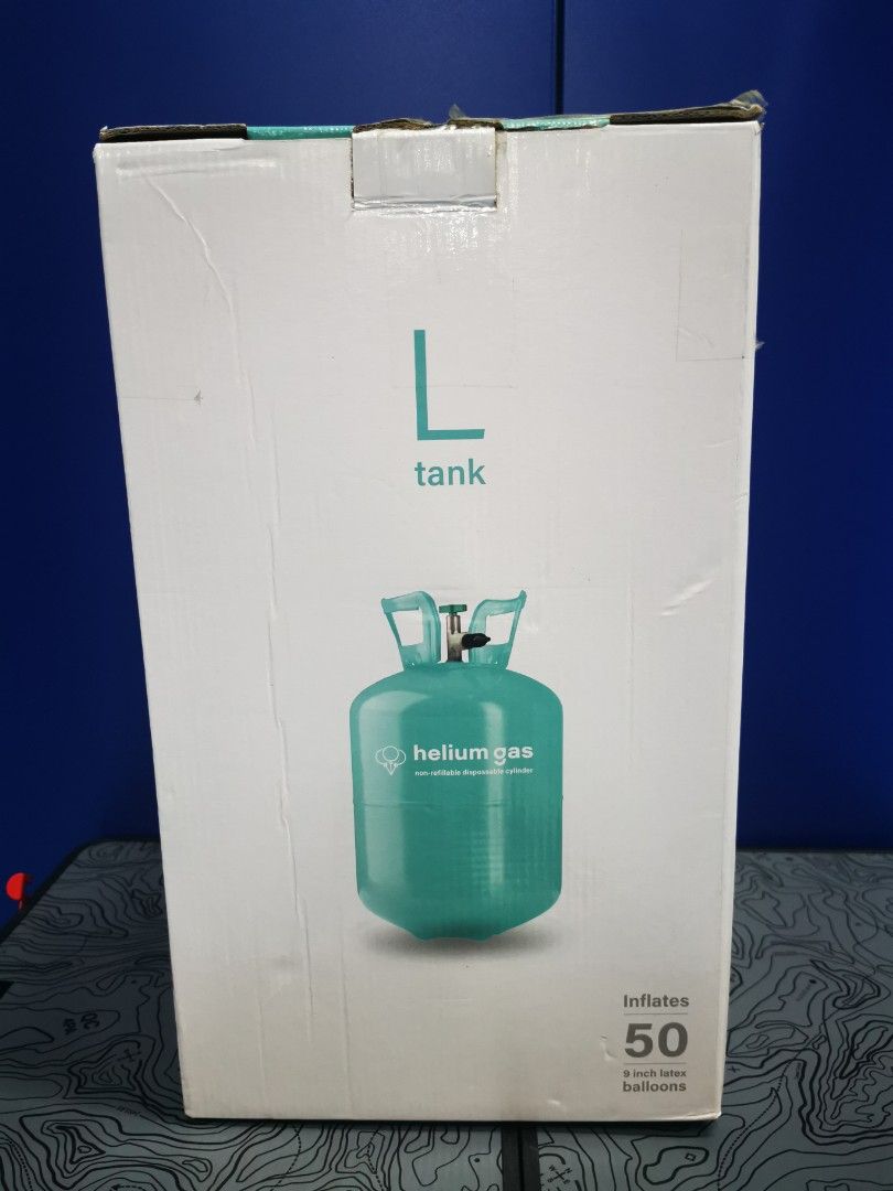 L Tank Helium Gas for Balloons, Hobbies & Toys, Occasions & Party ...