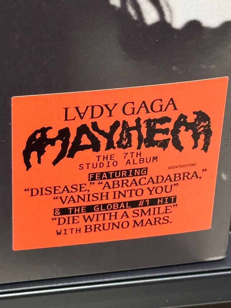 Lady Gaga - Mayhem Vinyl Record Standard black, Hobbies & Toys, Music ...