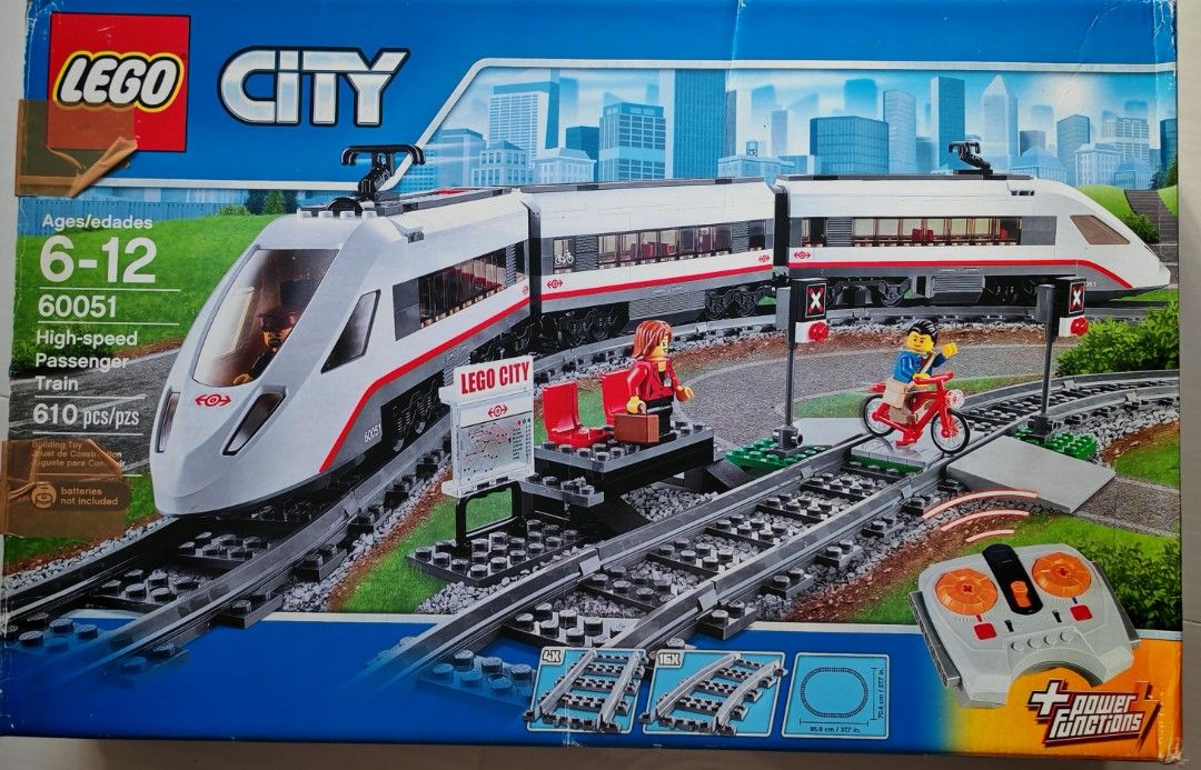 LEGO City 60051 High-Speed Passenger Train Set!, Hobbies & Toys, Toys ...