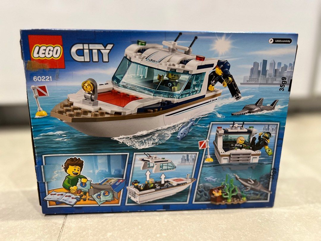 LEGO City Diving Yacht Set, Hobbies & Toys, Toys & Games on Carousell