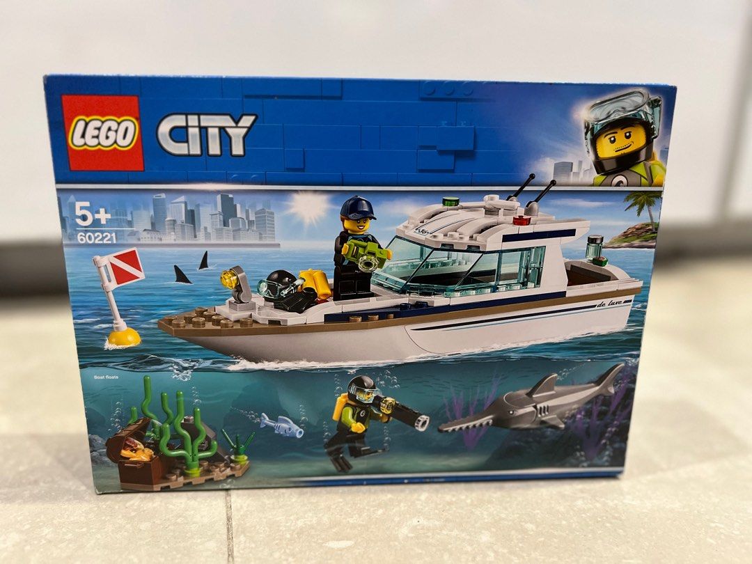LEGO City Diving Yacht Set, Hobbies & Toys, Toys & Games on Carousell