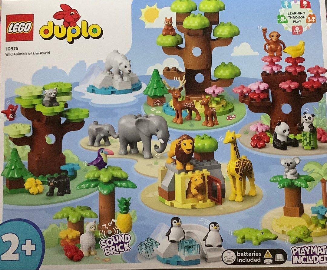 LEGO Duplo 10975 Wild Animals of the World, Hobbies & Toys, Toys ...