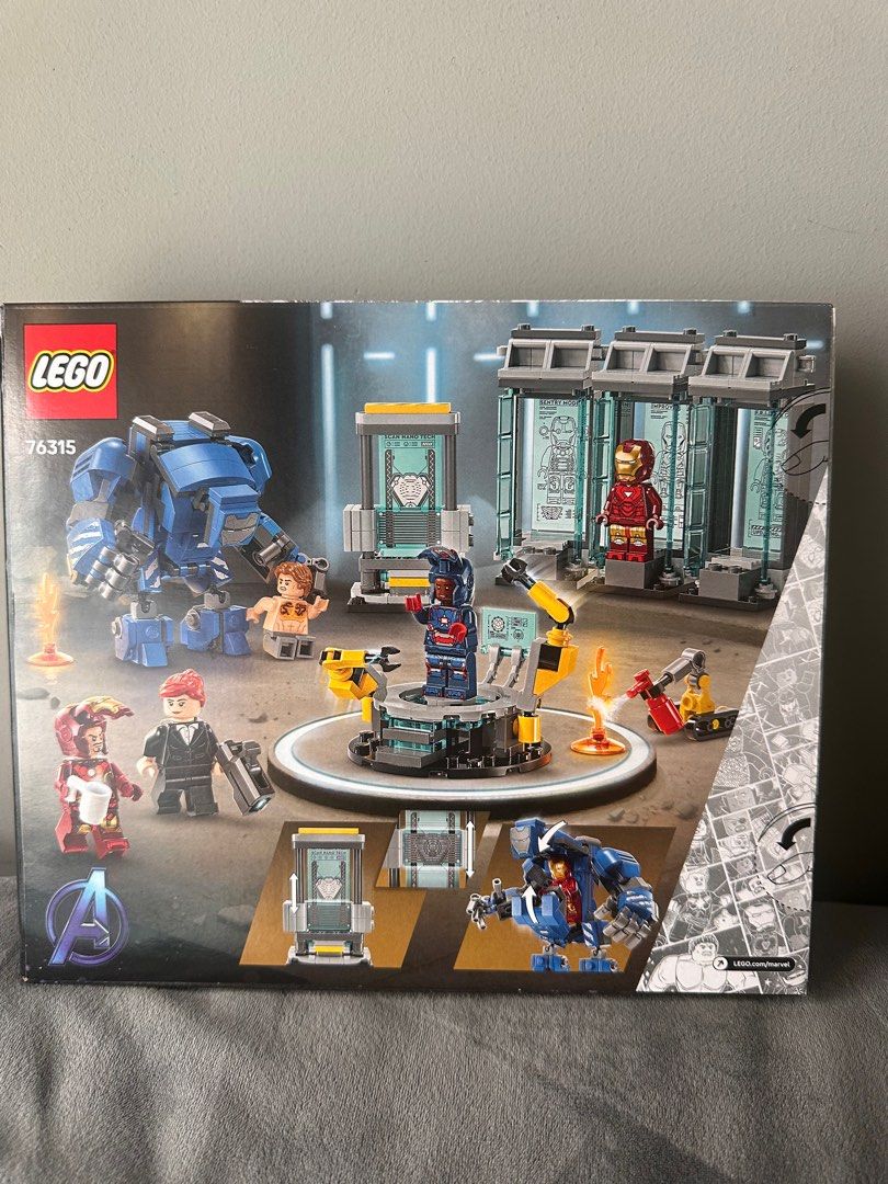 LEGO Marvel Iron Man Hall of Armor 76315, Hobbies & Toys, Toys & Games ...