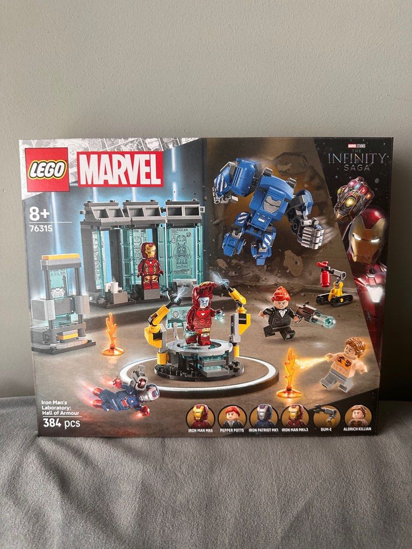 LEGO Marvel Iron Man Hall of Armor 76315, Hobbies & Toys, Toys & Games ...