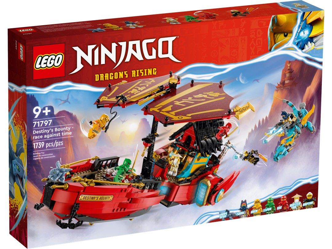 LEGO Ninjago Dragons Rising Destiny's Bounty 71797, Hobbies & Toys ...