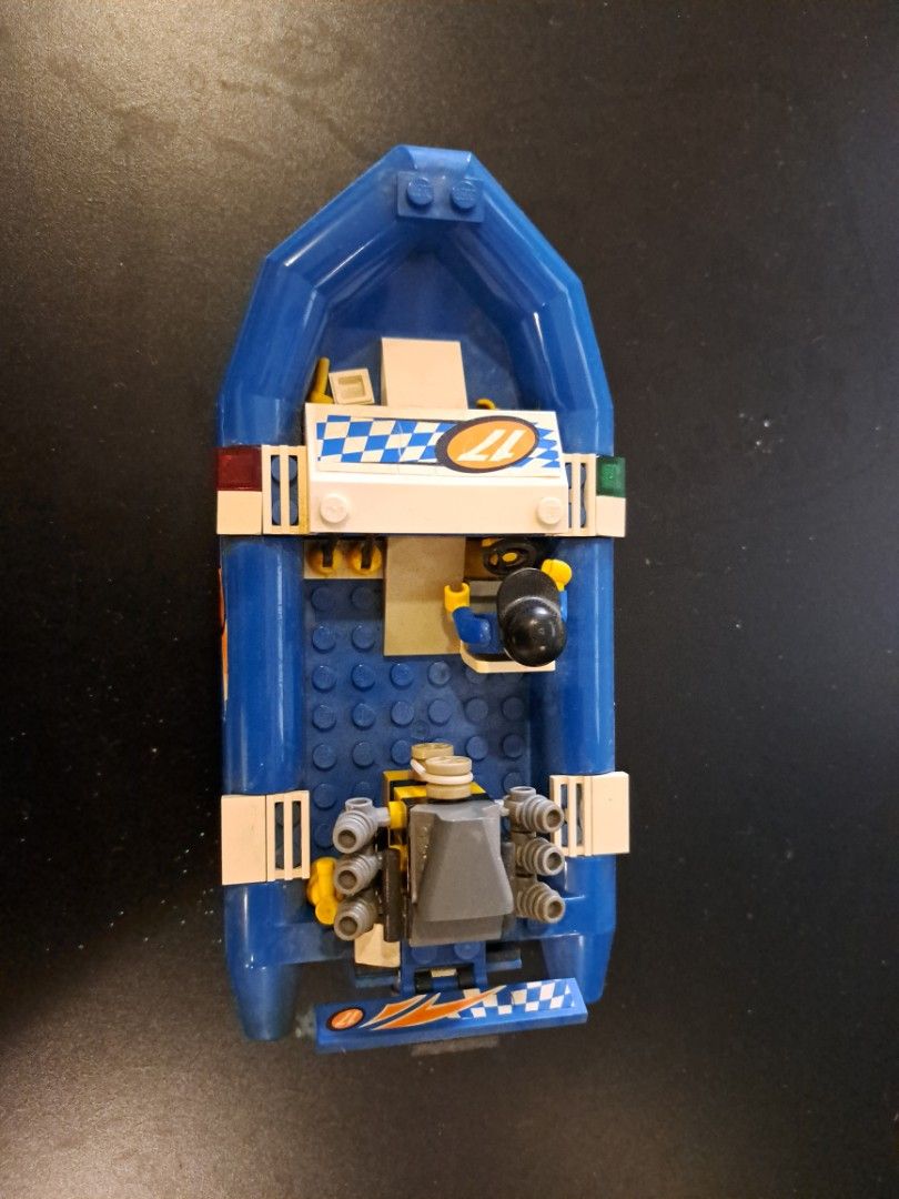 LEGO Speedboat - Blue and Yellow, Hobbies & Toys, Toys & Games on Carousell