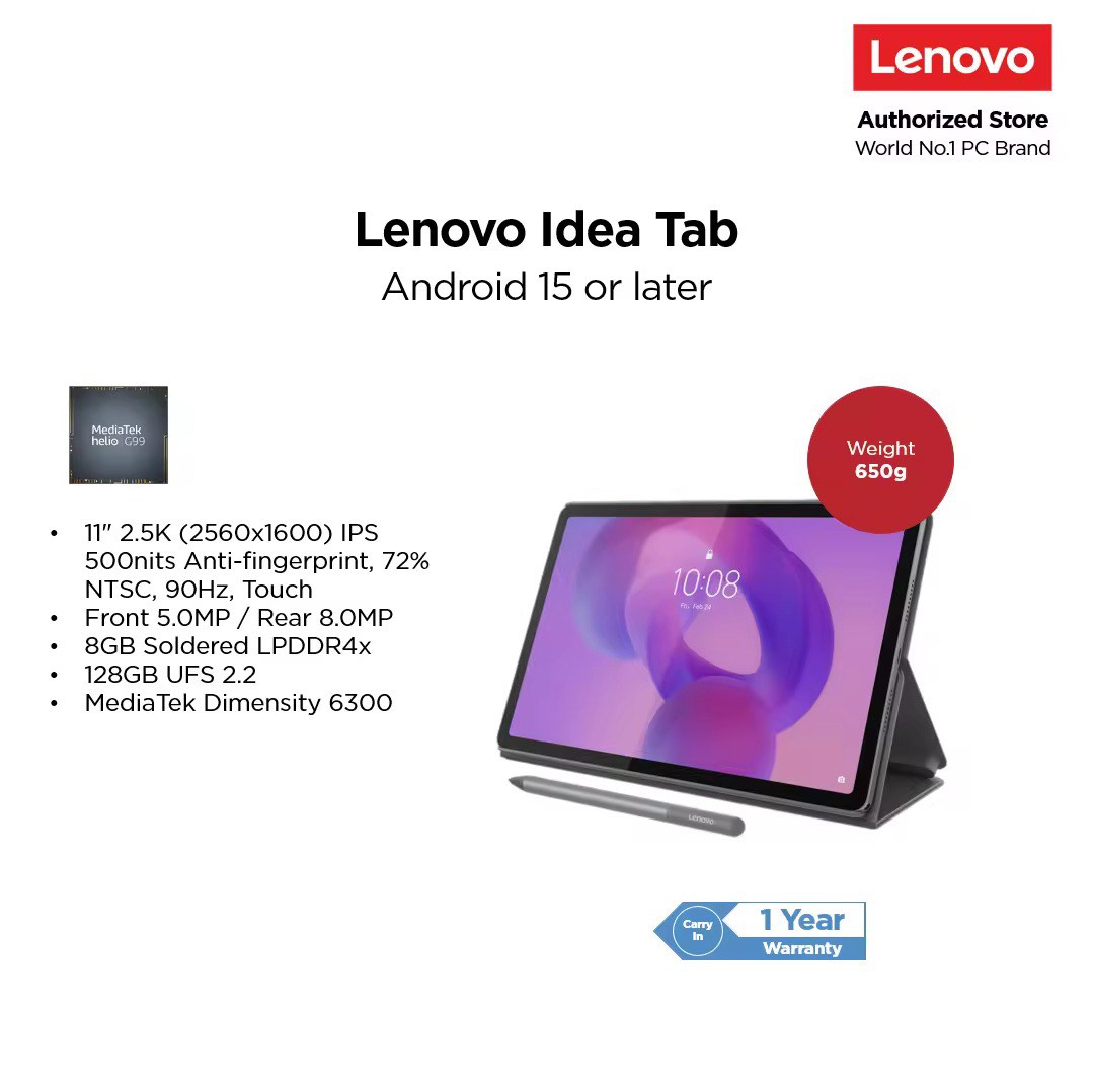 Lenovo Idea Tab 5G New Silver 128GB, Mobile Phones & Gadgets, Tablets ...