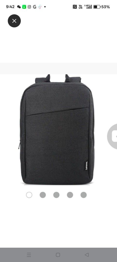 Lenovo Laptop Backpack - Black, Computers & Tech, Parts & Accessories ...