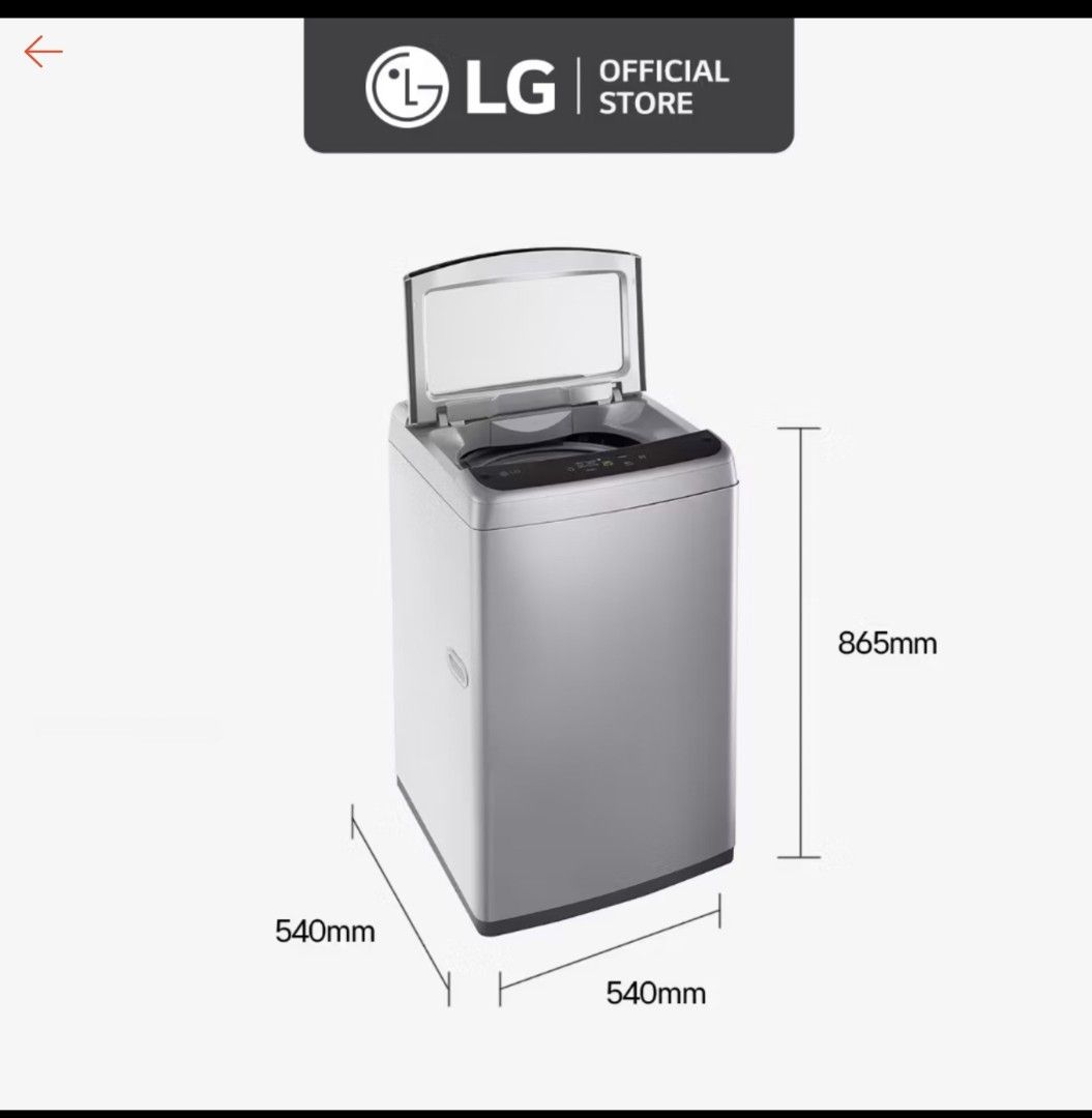LG Top Load Washing Machine, TV & Home Appliances, Washing Machines and ...