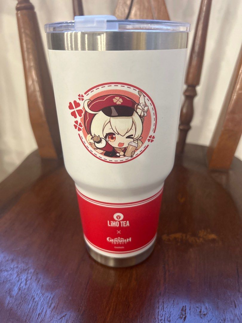 Liho Tea x Genshin Impact Klee Tumbler, Furniture & Home Living ...