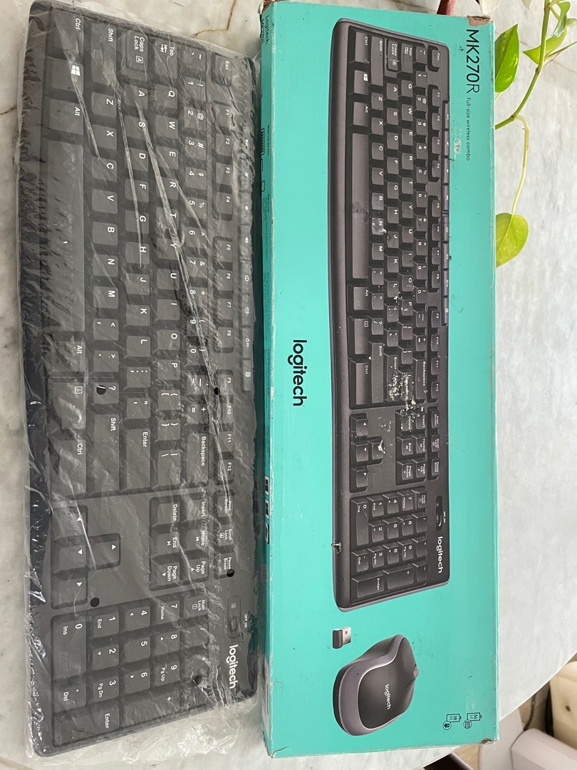 Logitech MK270R Wireless Keyboard Mouse combo, Computers & Tech, Parts ...