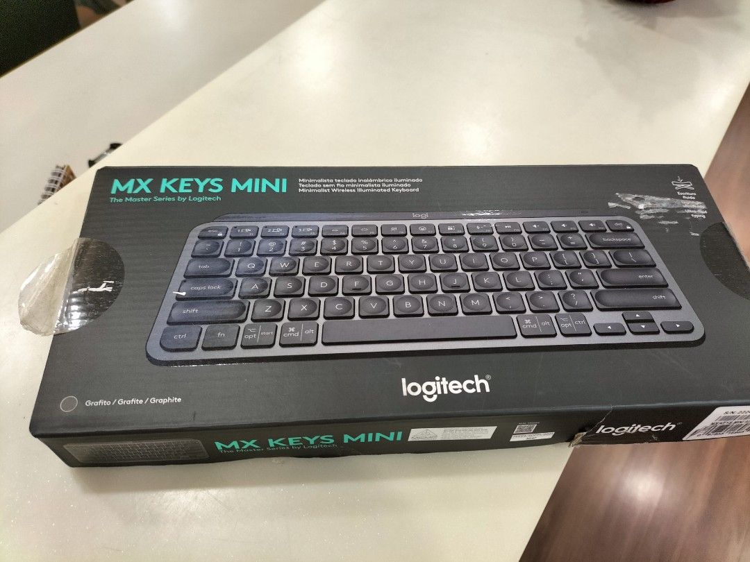 Logitech MX Keys Mini Graphite Wireless Keyboard, Computers & Tech ...