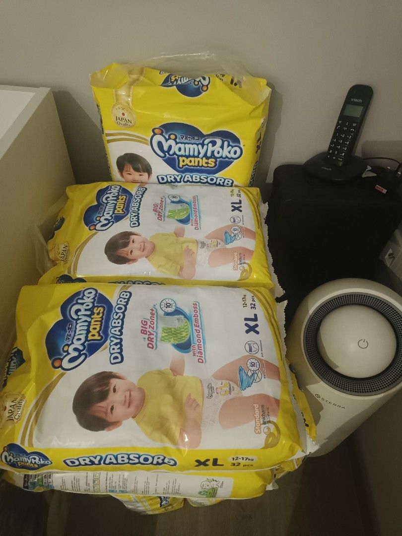 Mammy poko pants dry absorb, Babies & Kids, Bathing & Changing, Diapers ...