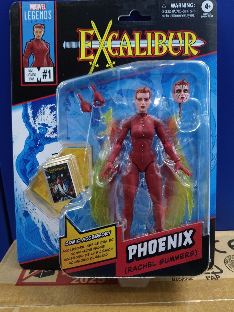 Marvel Legends Excalibur Phoenix (Rachel Summers) Mini comic, Hobbies ...