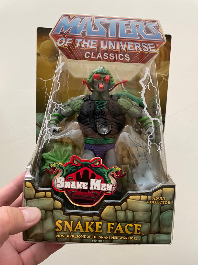 Mattel Masters of the Universe MOTU Classics 1/12 MOTUC Snake Face ...