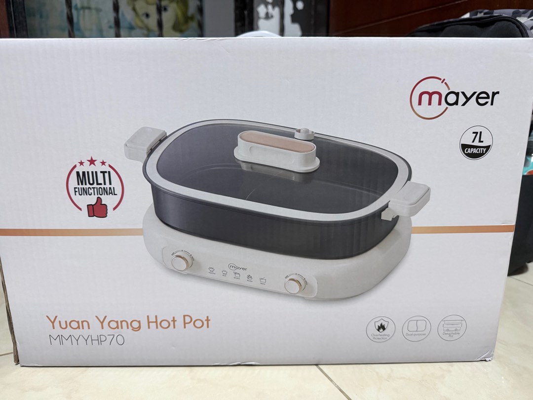 Mayer Yuan Yang Hot Pot MMYYHP70 - Brand New, TV & Home Appliances ...