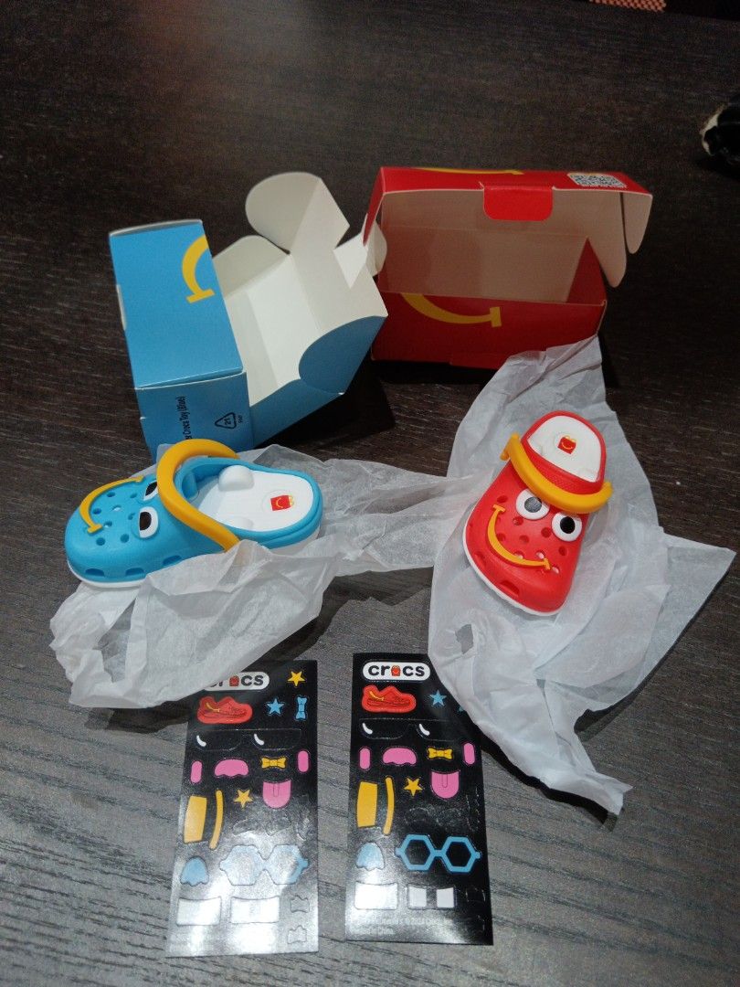 McDonald's x Crocs Classic Clog - New with Charms, Women's Fashion ...