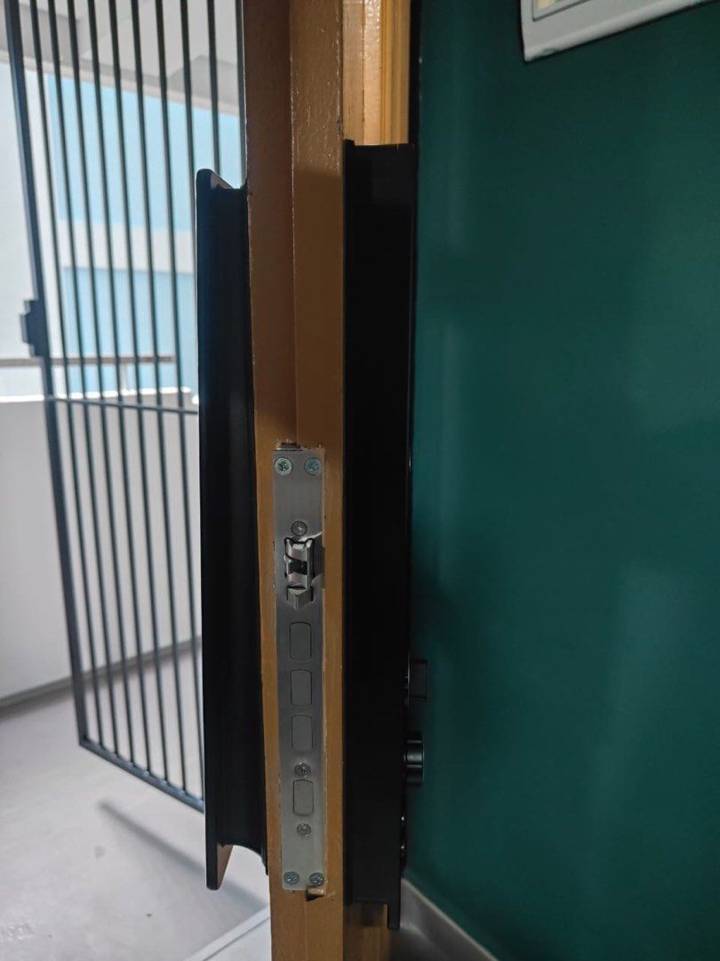 Metal Gate + Door And Gate Digital Lock Bundle, Furniture & Home Living ...