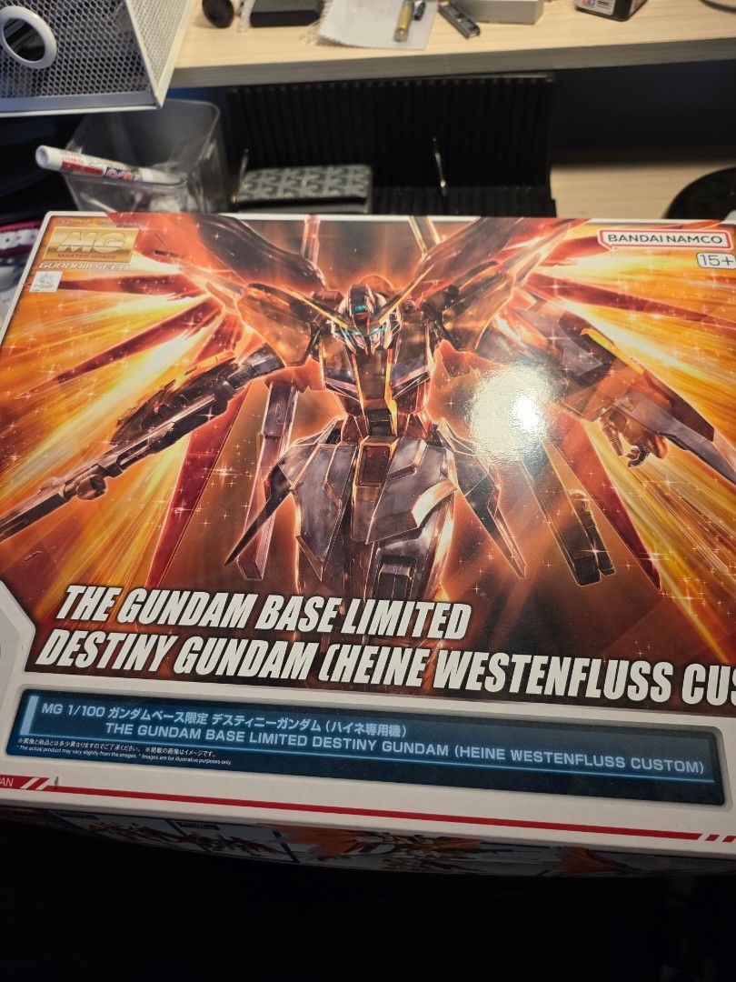 MG 1/100 The Gundam Base Limited Destiny Gundam Heine Westenfluss ...