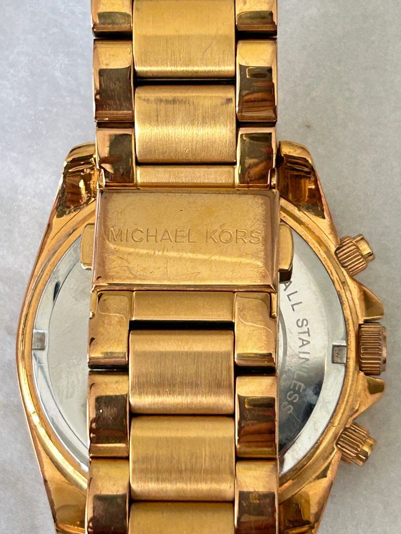 Michael Kors Chronograph Watch - Gold & Silver, Luxury, Watches on ...