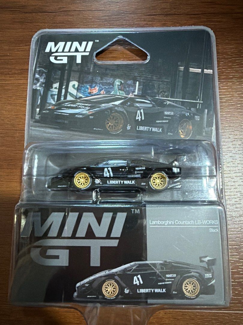 Mini GT Lamborghini Countach LB-WORKS Black, Hobbies & Toys, Toys ...