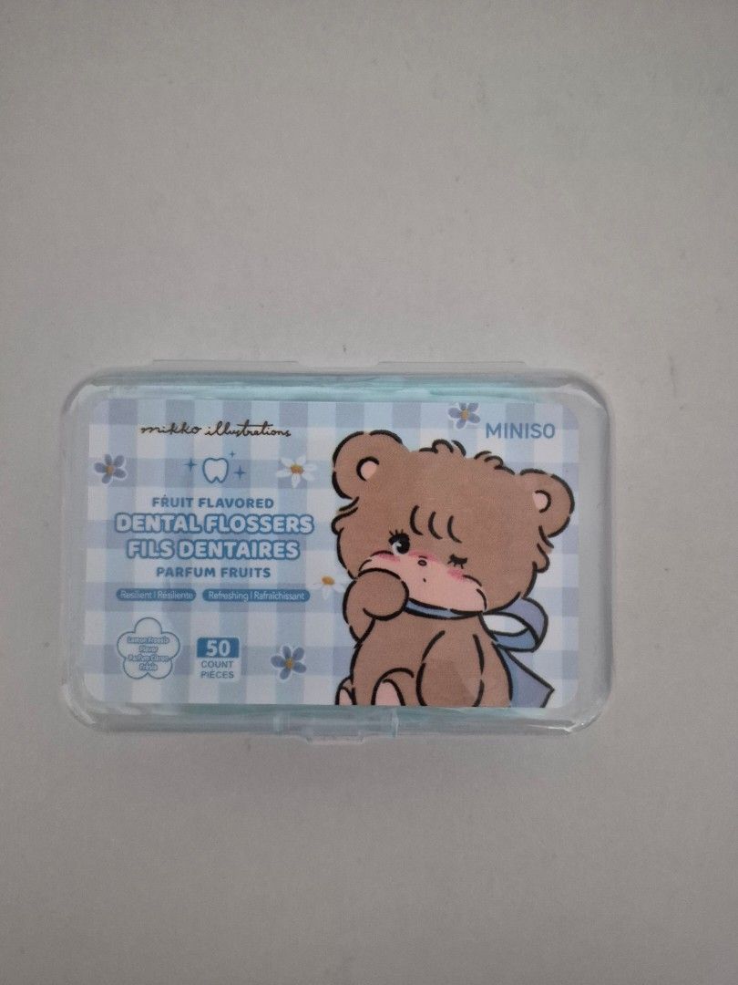 Miniso Fruit Flavored Dental Flossers, Beauty & Personal Care, Oral ...