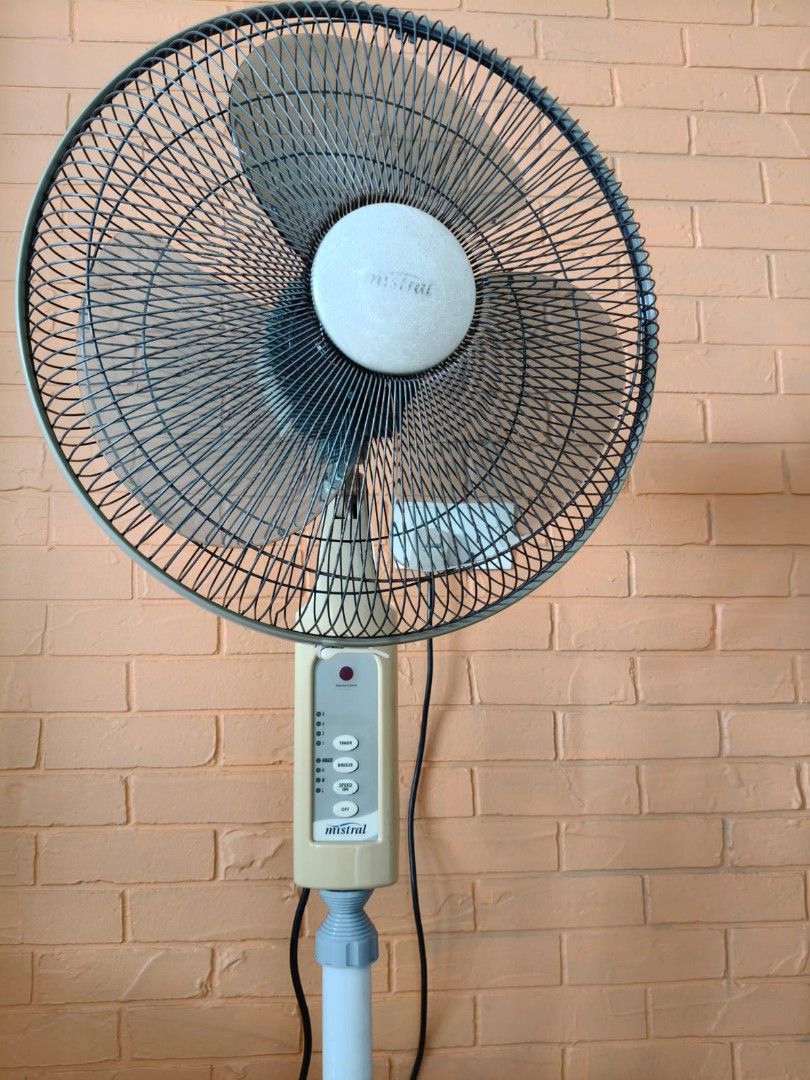 Mistral Stand Fan 16" MSF169R, Furniture & Home Living, Lighting & Fans ...