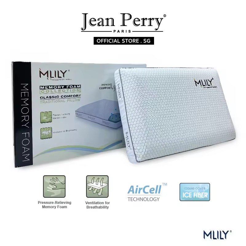 Mlily AirCell Classic Memory Pillow, Furniture & Home Living, Bedding ...