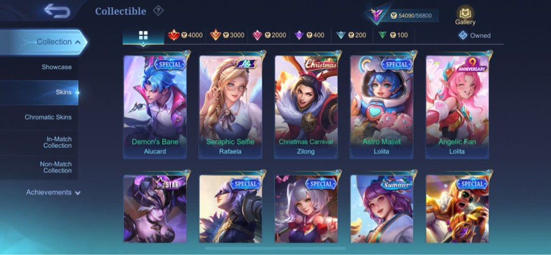 Mobile Legends Account - Mythic Rank, 112 Heroes, 236 Skins, Video ...
