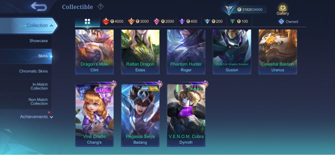 Mobile Legends Granger Legend Account, Video Gaming, Gaming Accessories ...