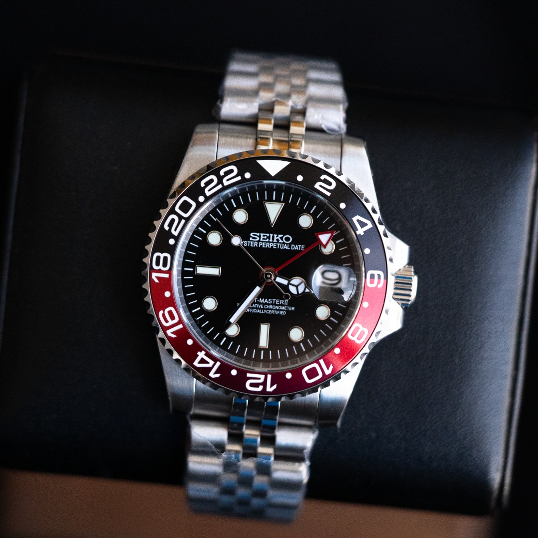 [MOD] SEIKO WATCH MOD PEPSI Cola Master II 40mm, Men's Fashion, Watches ...