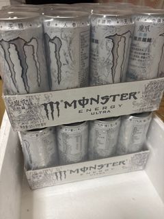 (LIMITED-RELEASE) MONSTER ENERGY ULTRA BLACK ZERO SUGAR, Food & Drinks ...