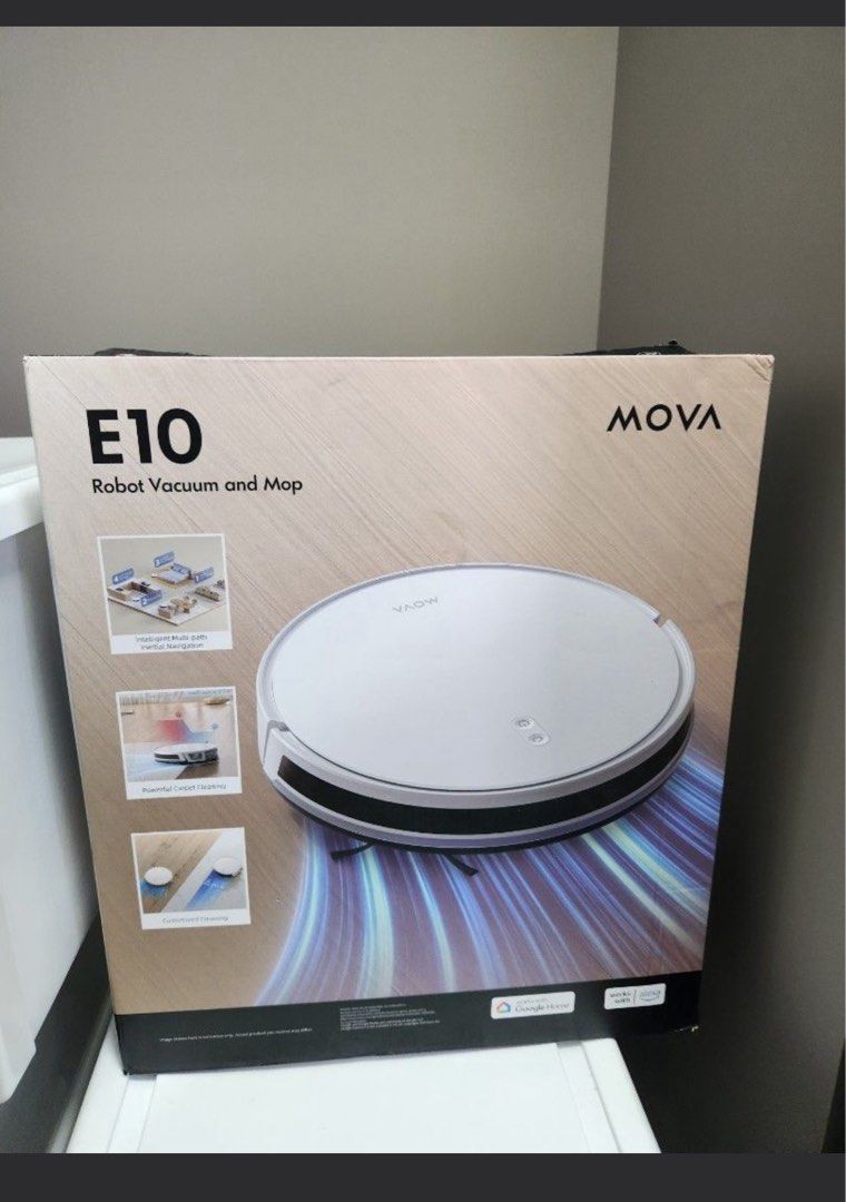 MOVA E10 Robot Vacuum and Mop - Brand New, TV & Home Appliances, Vacuum ...