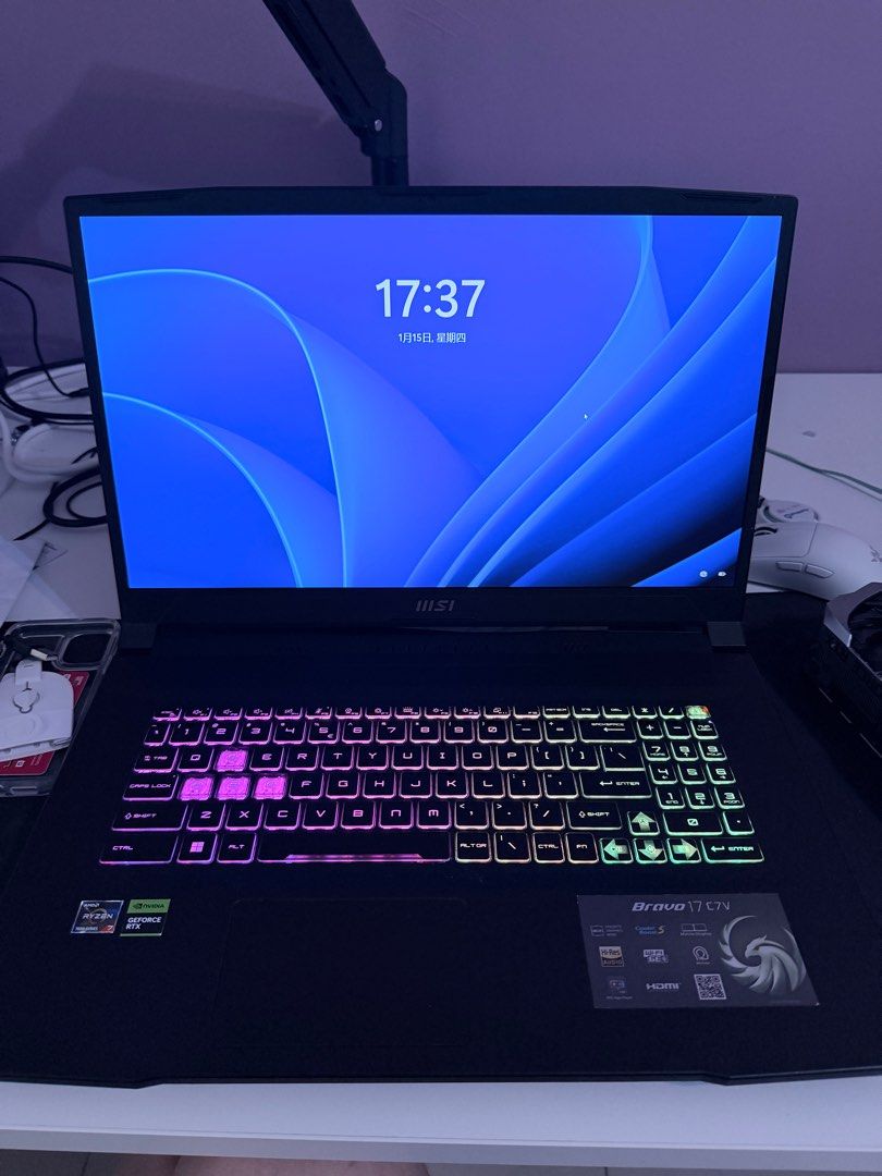 Ryzen 7 Msi bravo gaming laptop rtx4060 Ddr5 32gb ram, Computers & Tech ...